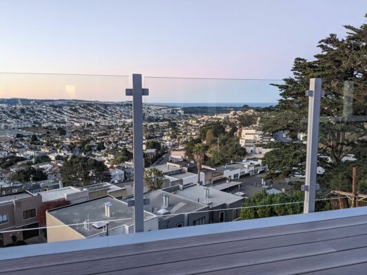 Glass Railing for Decks | eGlass Railing Systems