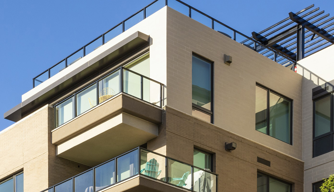 Black Solid Glass Railing - Denver, CO - Glass Railing for Decks