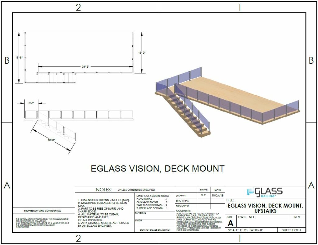 Glass Railing in Brick, New Jersey - Glass Railing for Decks