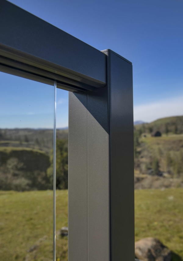 Bronze Element Glass Railing - The Dalles, OR - Glass Railing for Decks