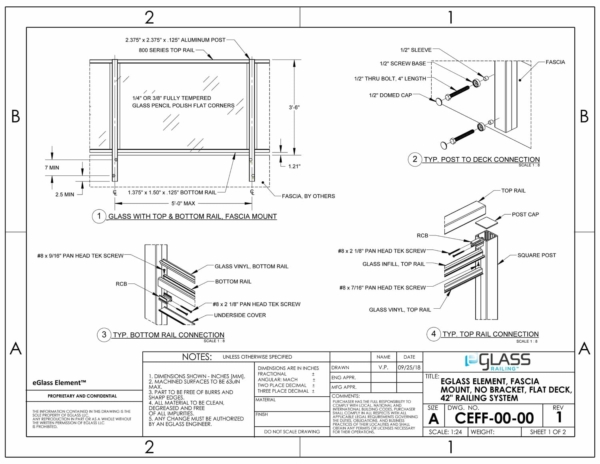 eGlass Element | eGlass Railing Systems