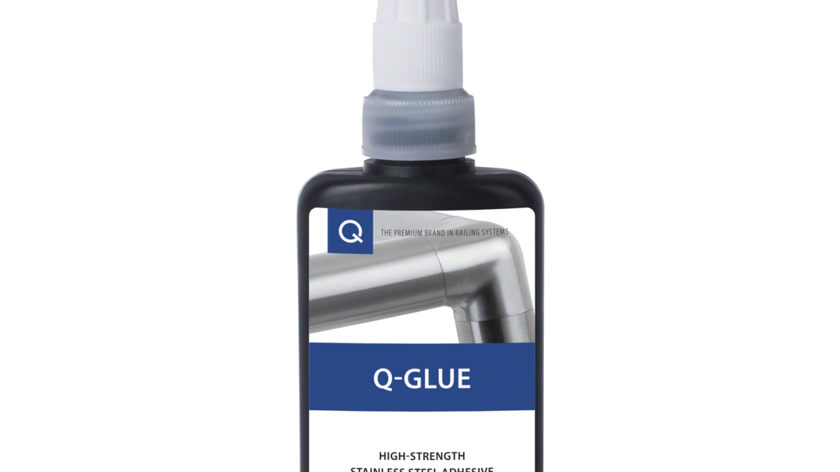 Q glue Glass Railing for Decks