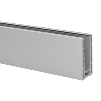 Base Shoe Easy Glass Smart - Deck (Top) Mount - Glass Railing for Decks