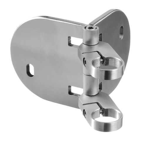 Fascia Mount Bracket - Corner - Glass Railing for Decks