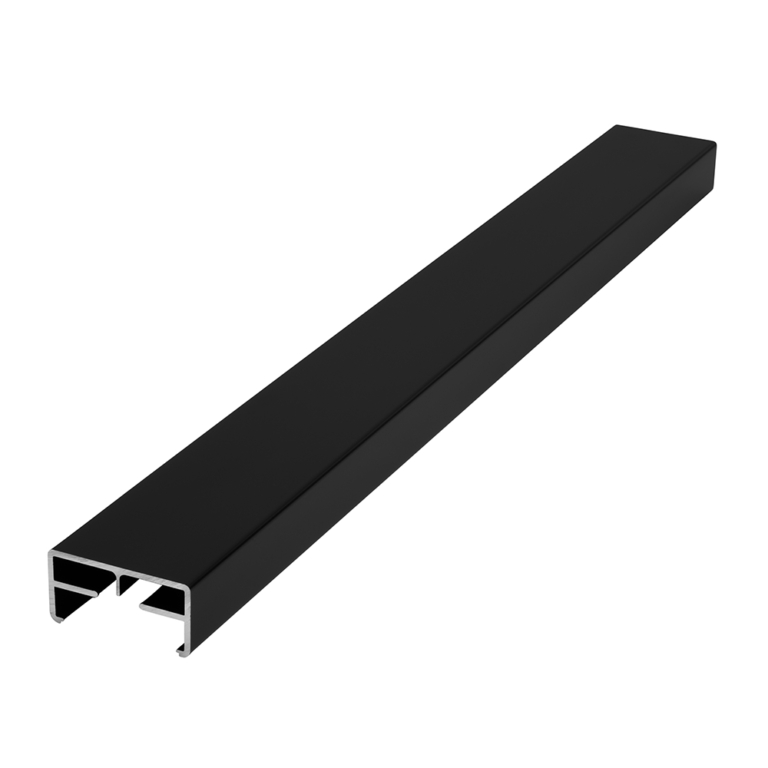810 Series Top Rail Glass Railing For Decks