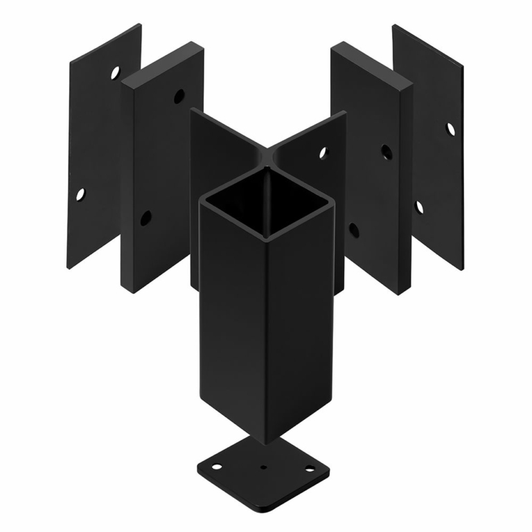 Outside Corner Fascia Bracket - Glass Railing for Decks