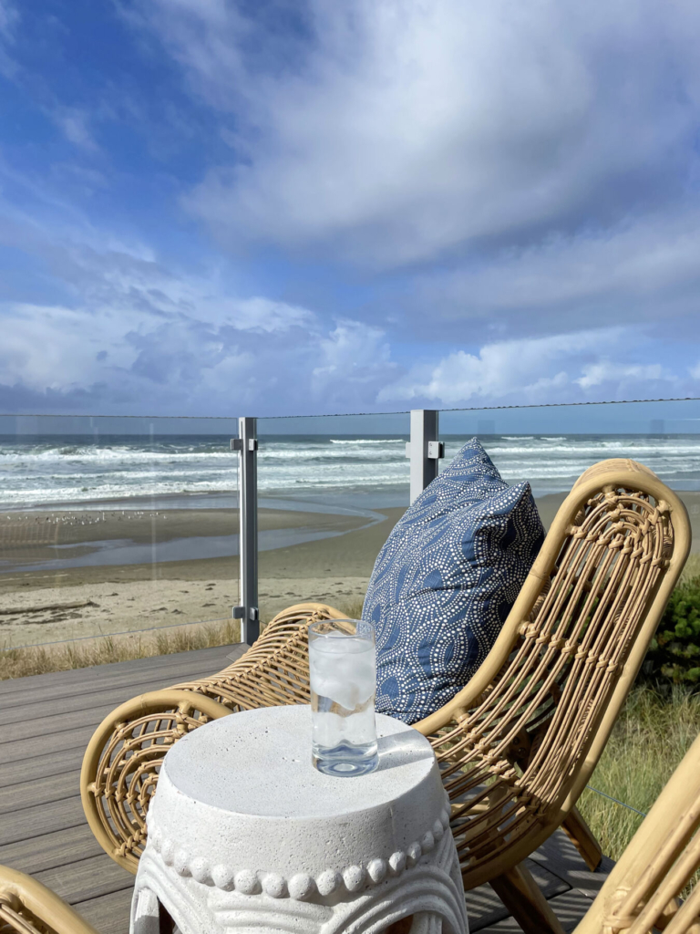 Silver Frameless Glass Railing - Rockaway Beach, OR - Glass Railing for ...